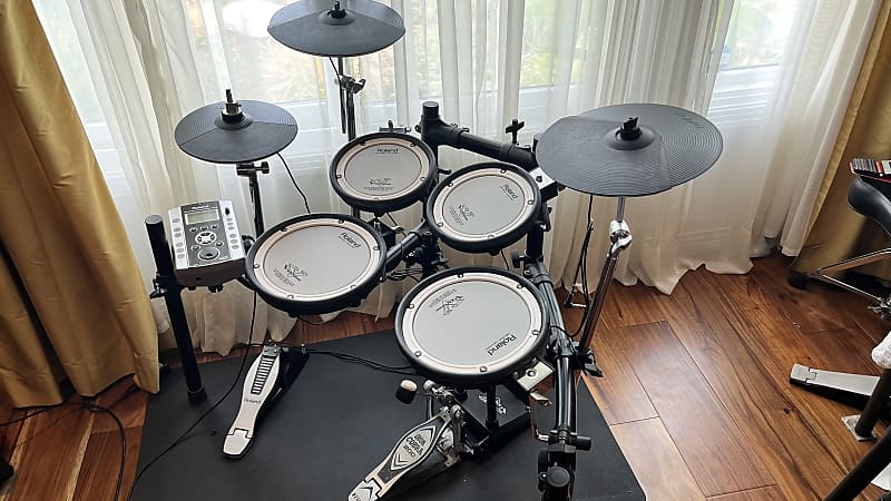 Roland V-drums Full Kit Mesh Heads TD-9 Module with TAMA | Reverb