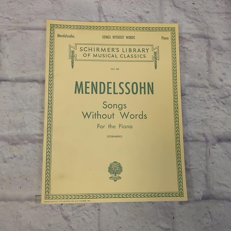 Mendelssohn - Songs Without Words For the Piano | Reverb
