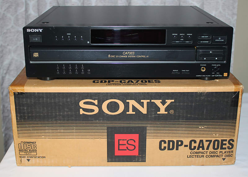 Sony CDP-CA70ES Five Disc Carousel Changer | Reverb