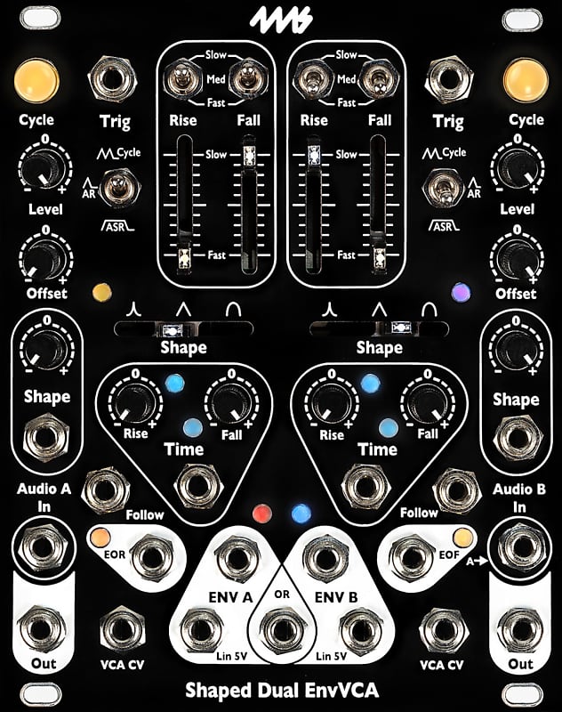 4MS SHEV Shaped EnvVCA Dual Envelope Waveshaper VCA Eurorack | Reverb