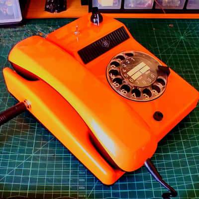 "ORANGE FUZZOFON" Telephone Microphone with built in fuzz by | Reverb