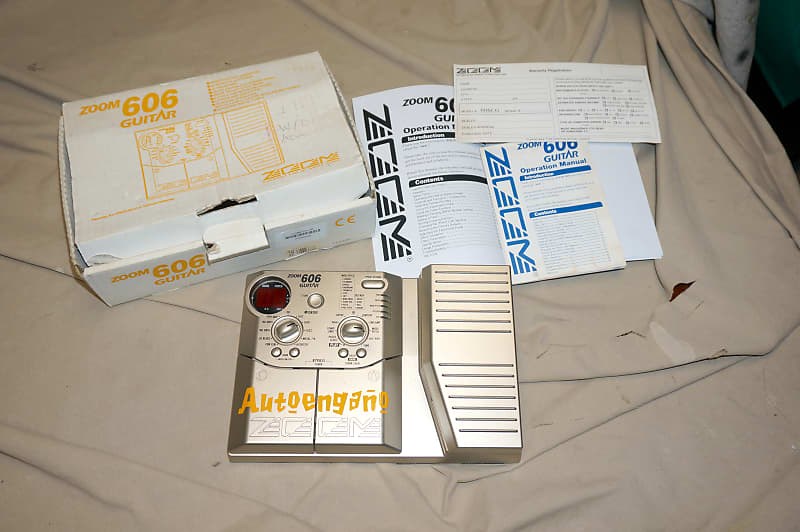 Zoom 606 Guitar Multi-Effects Processor Pedal with Box MIJ | Reverb