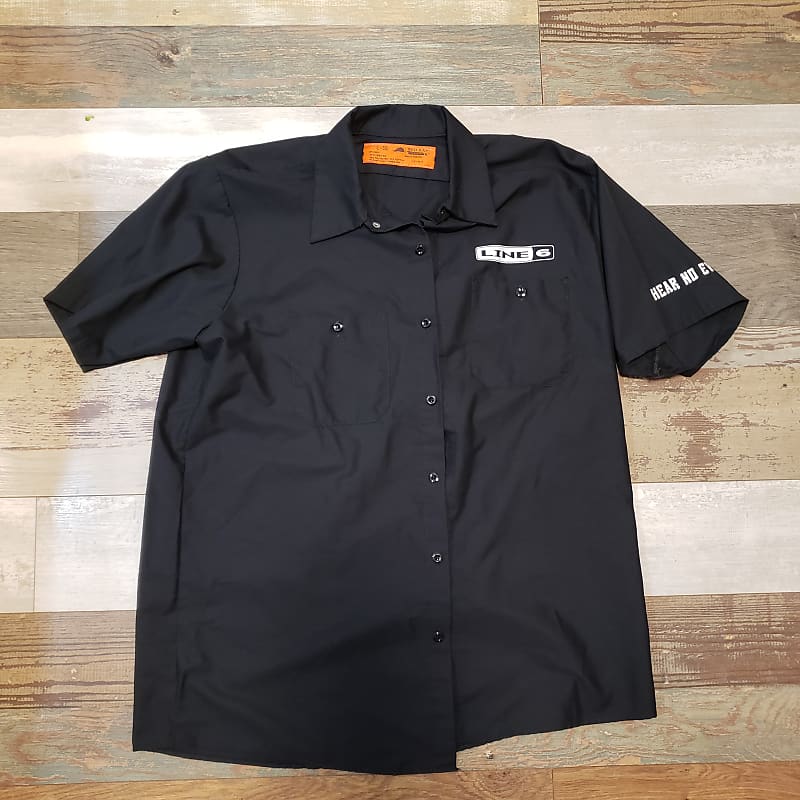 Line 6 Bowling Shirt 1990's "Hear No Evil" | Reverb