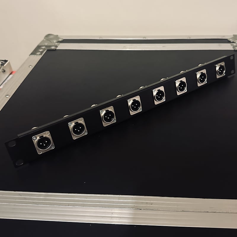 8 Channel XLR Male To Female Patch Bay - 1U 19” Rack | Reverb