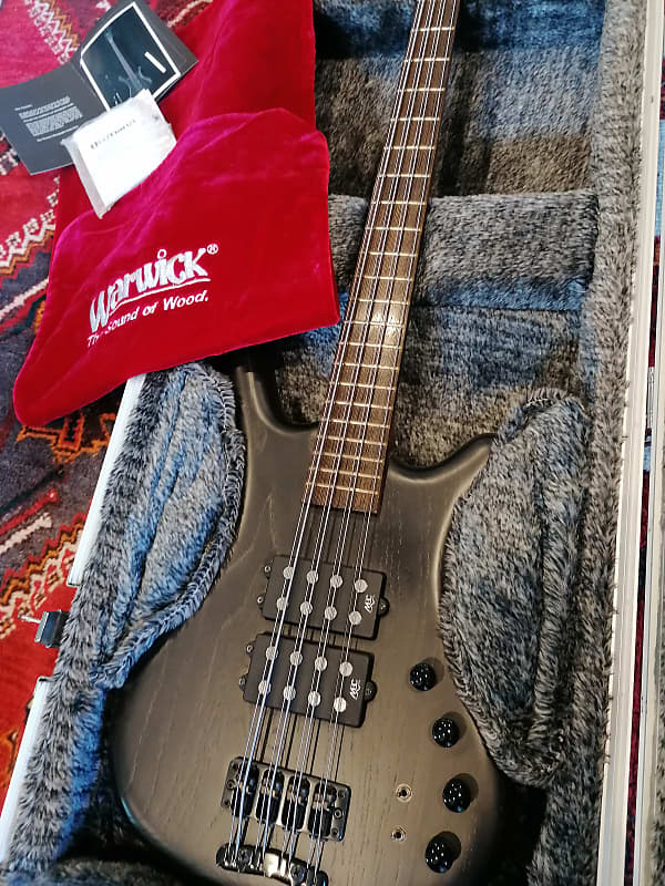 Warwick Corvette $$ Octo/8 string 2016 Nirvana black | Reverb UK