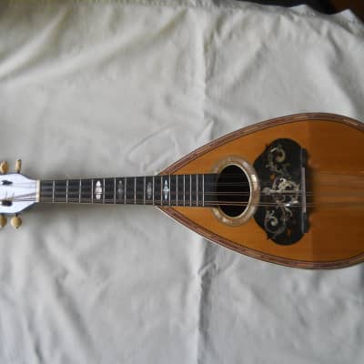 1920's Marcellus CJ Heppe & Son Inlayed Bowl Back Mandolin | Reverb