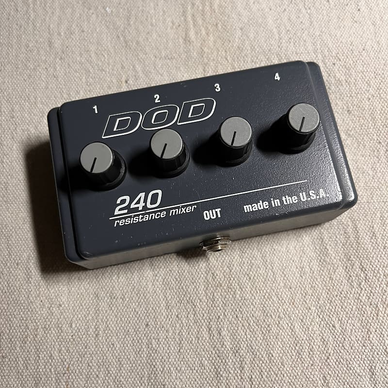 Made in USA gently-used DOD 240 Resistance Mixer in grey | Reverb