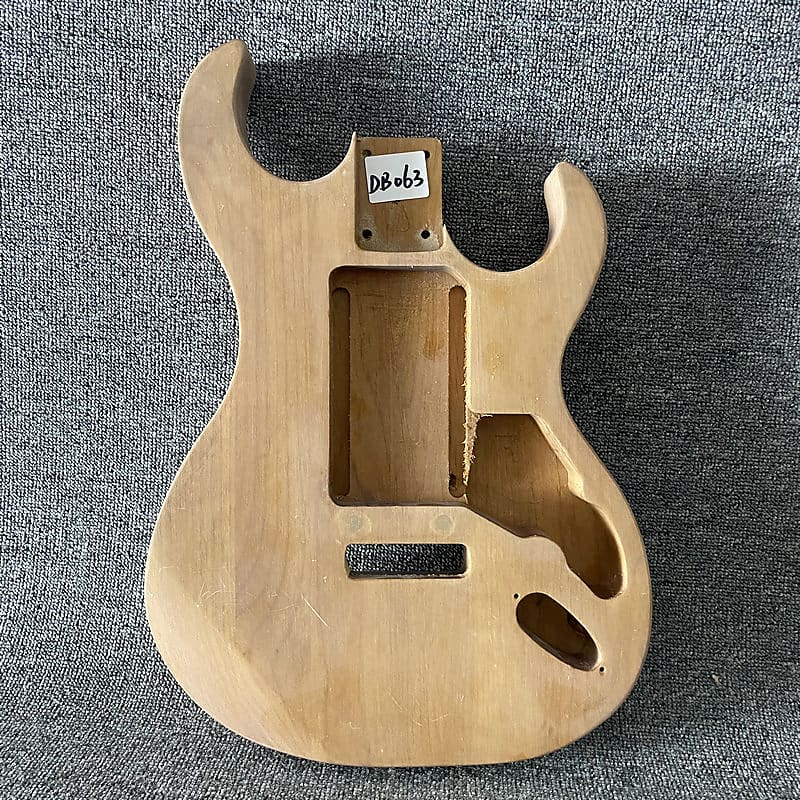Solid Alder Wood Guitar Unfinished Body DIY Project | Reverb