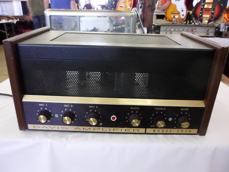 Davis Vintage EL84 Tube HiFi or PA Amp Working 1950's | Reverb