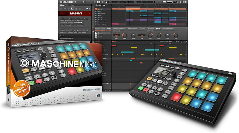 Native Instruments Maschine Mikro (MaschMik2BKd2) | Reverb