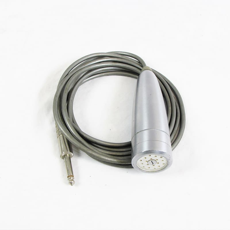 Sonotone/Silvertone Ceramic Microphone w/Attached 1/4" Cable | Reverb