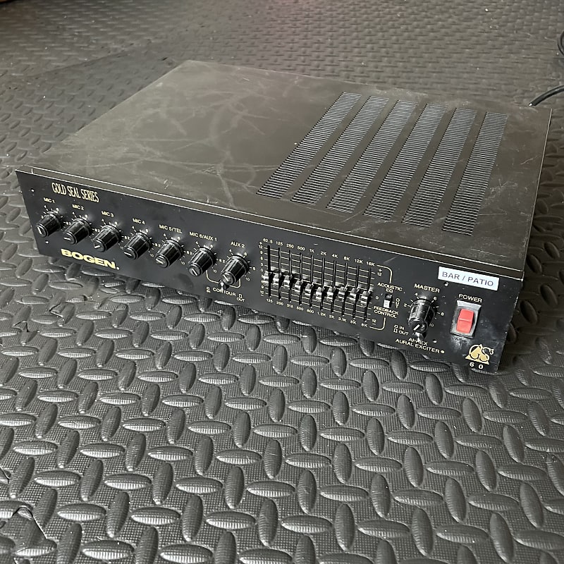 Bogen GS60 Mixer Amplifier Commercial Gold Seal Series | Reverb