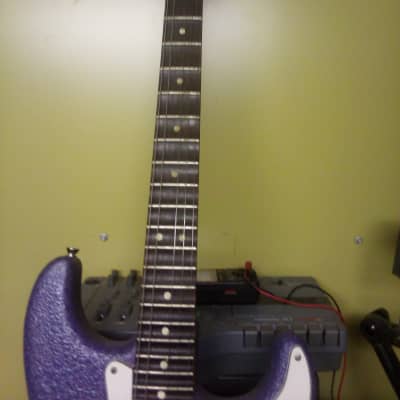 Warmoth Stratocaster Flame Purple | Reverb