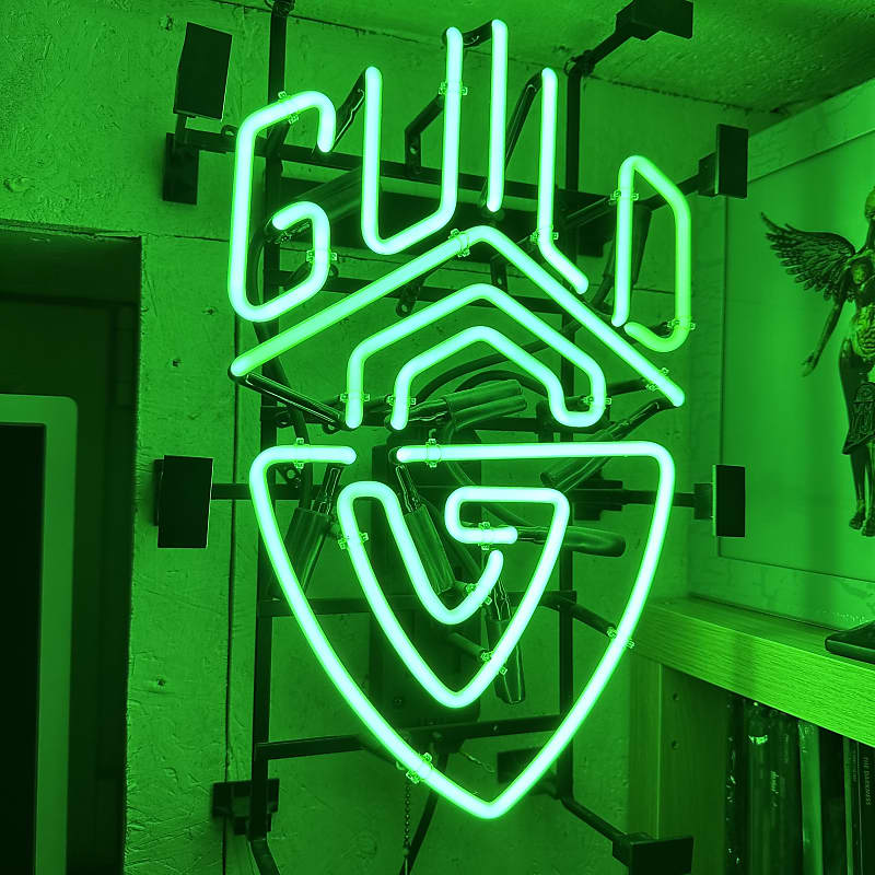 Guild Neon Display Sign Guild Guitars Logo 2019 | Reverb Australia