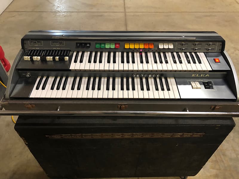 Vintage Elka X605 Organ/Keyboard Made in Italy Great Working | Reverb