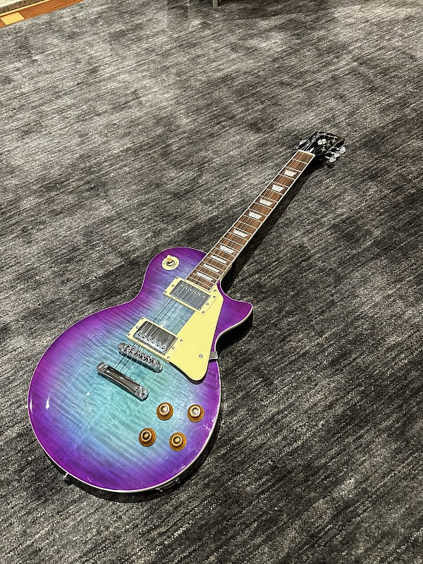 Firefly FFLPS Les Paul Style Guitar - Blueberry Burst | Reverb