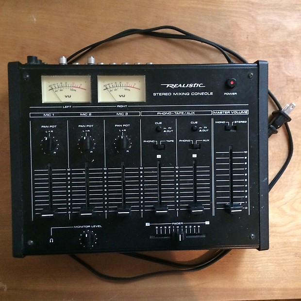 Realistic DJ 32-1200c Stereo Mixing Console | Reverb