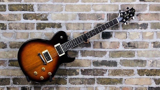 Samick AV10 Electric Guitar Vintage Sunburst | Reverb