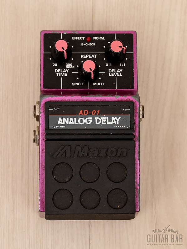 1985 Maxon AD-01 Analog Delay Vintage Guitar Effects | Reverb UK