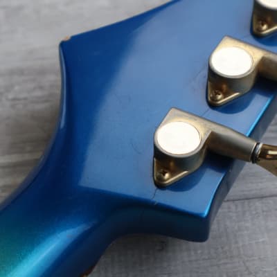 1984 Aria Pro II ZZB-Custom Explorer Bass (Metallic Blue | Reverb