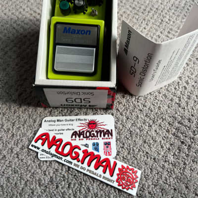 analogman mod Maxon SD-9 with mid control and clipping toggle | Reverb