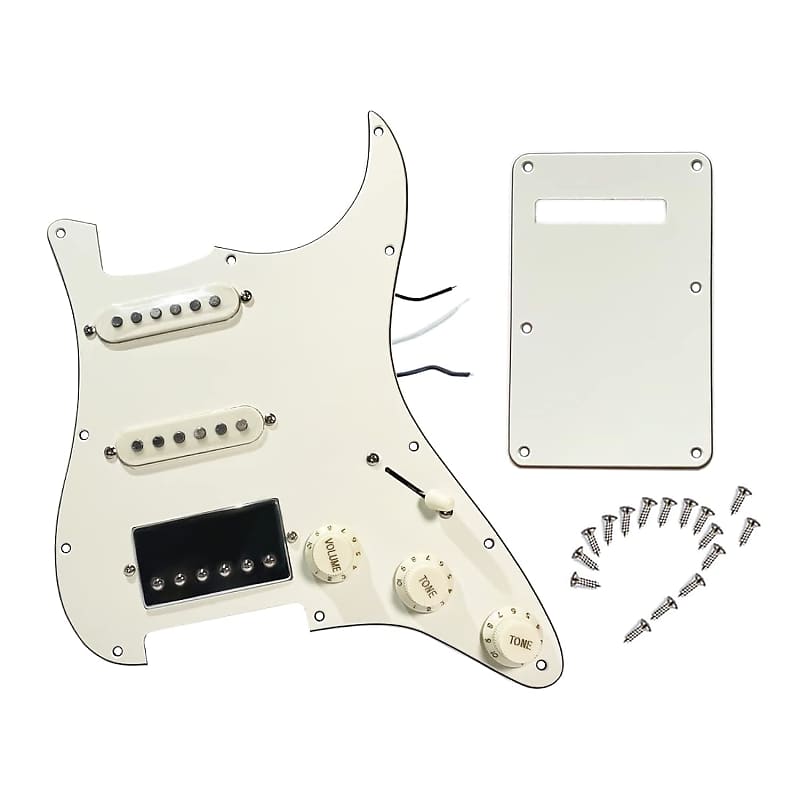 Prewired Pickguard With Ssh Pickup Set, 3-Ply Pick Guard | Reverb