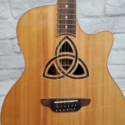 Luna Trinity 12 string Acoustic electric guitar | Reverb