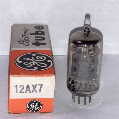 1964 GE 12AX7 ECC83 Long Plate Tube, Tested, NOS/NIB | Reverb