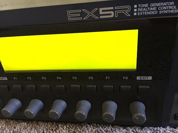 Yamaha EX5R Rack Mount Synth Module 1999 Blue/Black | Reverb