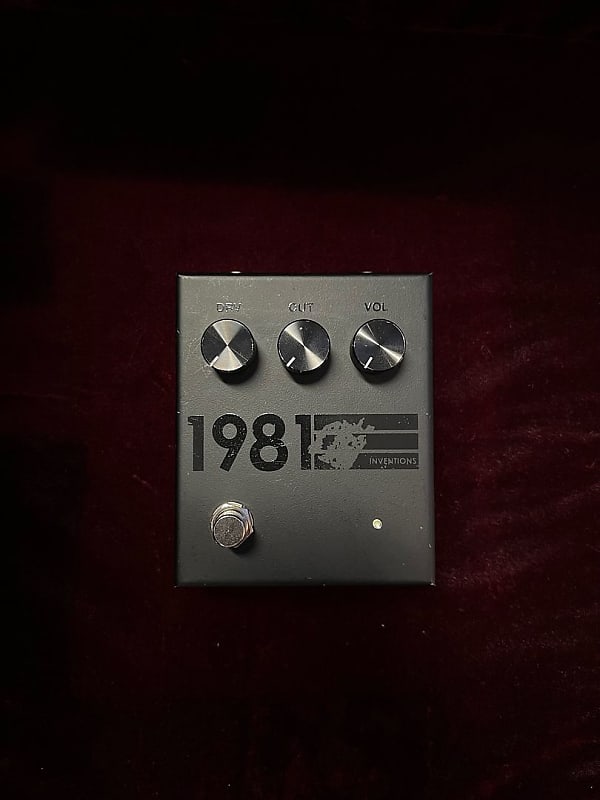 1981 INVENTIONS DRV DRIVE Overdrive Guitar Effects Pedal | Reverb