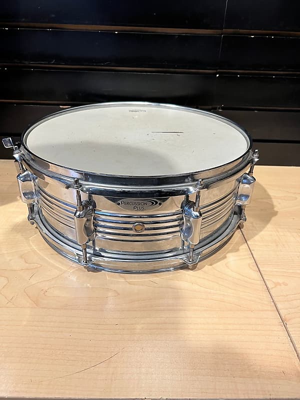 Percussion Plus Steel Snare 5.5" x 14" Snare Drum (Atlanta, | Reverb
