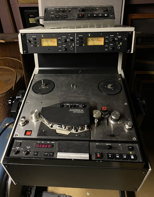 Ampex ATR800 1980s Black & Silver | Reverb