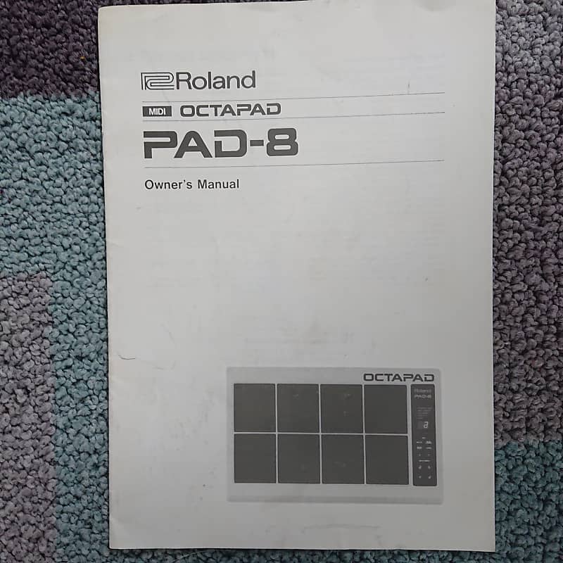 Roland Octopad PAD-8 Manual | Reverb