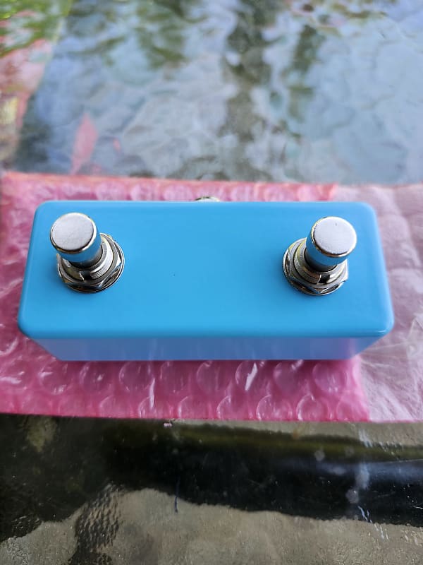 2 Button Foot Switch - Light Blue - Dizzy D Devices | Reverb