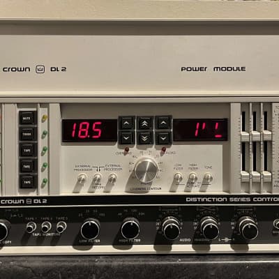 Crown DL-2 Preamp & Controller w/ DL2 Power Supply and Phono | Reverb