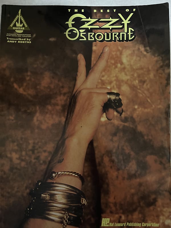 Ozzy Osbourne - The Best of - Guitar Tab / Tablature Book | Reverb
