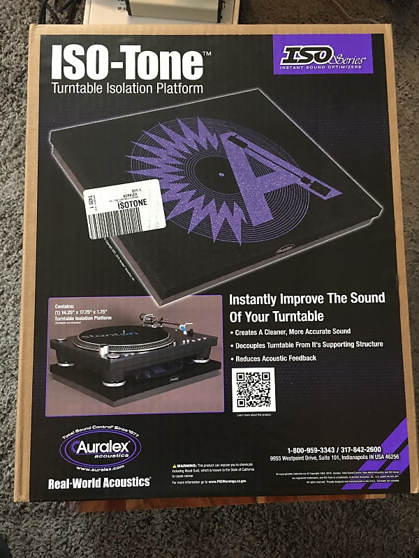 Auralex Iso Tone Turntable Isolation Platform | Reverb