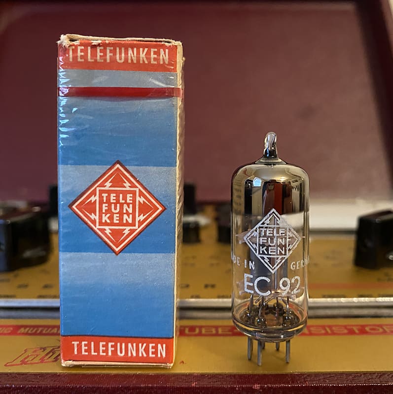 NOS NIB Telefunken EC92 Replacement Tube for Neumann Gefell | Reverb