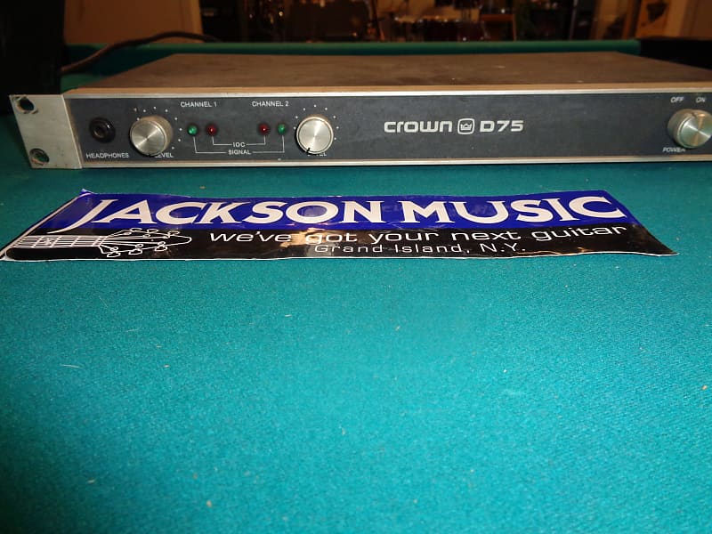 Crown DC75 Power Amp | Reverb