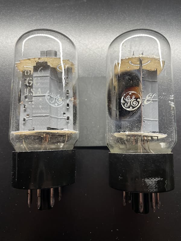 GE 6L6 GC 1960s matched (2) | Reverb