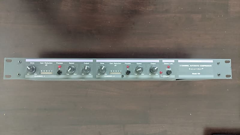 Aphex 108 Easyrider 2 Channel Automatic Compressor Rack Mount | Reverb