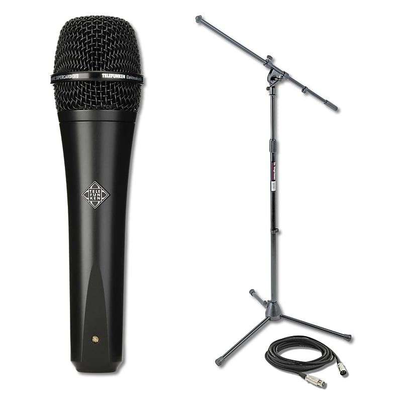 Telefunken M80 Black Dynamic Handheld Vocal Microphone with | Reverb