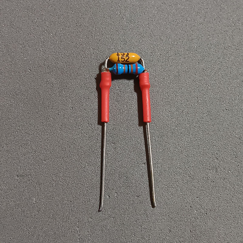 TREBLE BLEED "TBK 1270" 1500pF Coated Axial Ceramic | Reverb