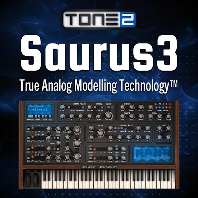 New Tone2 Saurus 4 True-Analog-Modeling-Technology Virtual | Reverb
