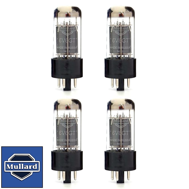Mullard 6V6GT Power Tube, Matched Quad with FREE 24-Hour | Reverb