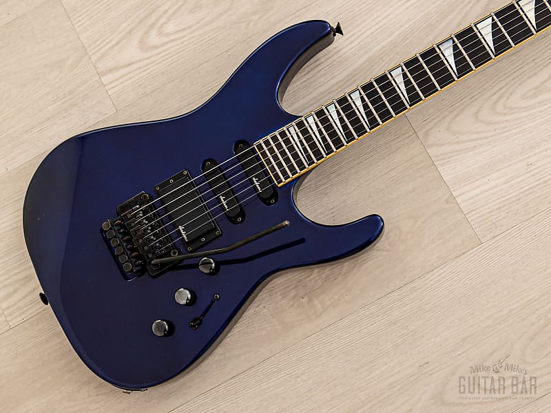 1990s Grover Jackson Soloist Custom SSH Midnight Blue w/ Mid | Reverb