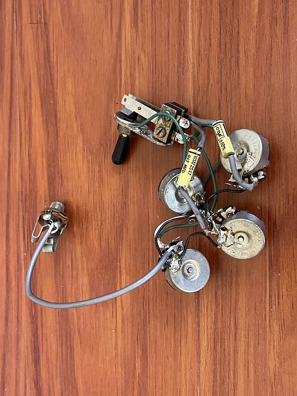 1976 Gibson Les Paul ES-335 Complete Harness With Pots, caps | Reverb