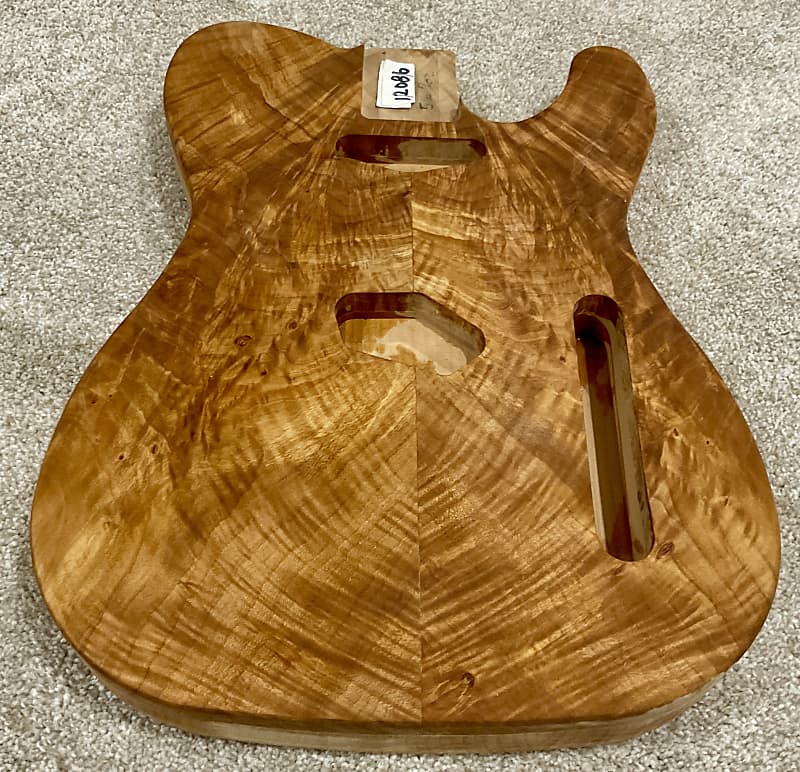 Custom Fender Telecaster Style - Highly Figured Maple and | Reverb