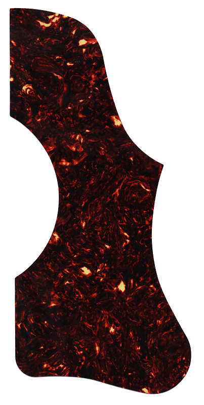 Red Tortoise Shell "Batwing" vintage guitar pickguard for | Reverb