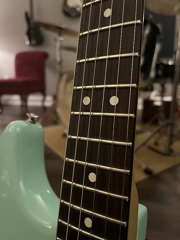 Surf Green Strat ,Fender Stratocaster USA neck | Reverb